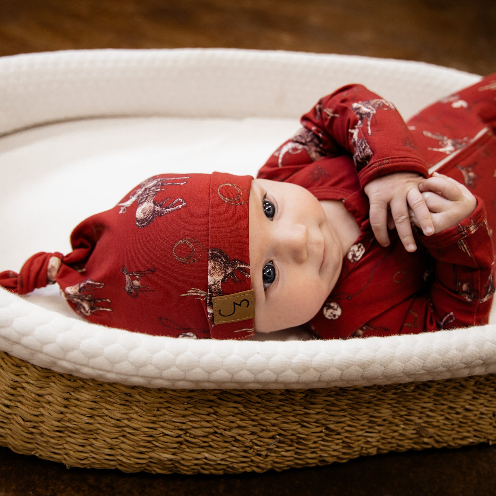 Rope the Moon for You Folding Feet Jammies – Cowkid Clothing Company
