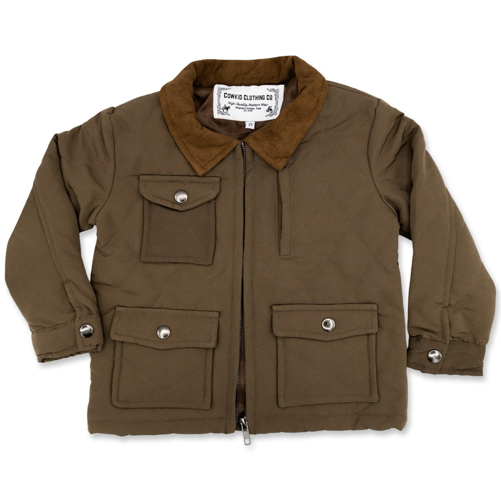 Open Range Quilted Jacket with Satin Lining – Cowkid Clothing Company