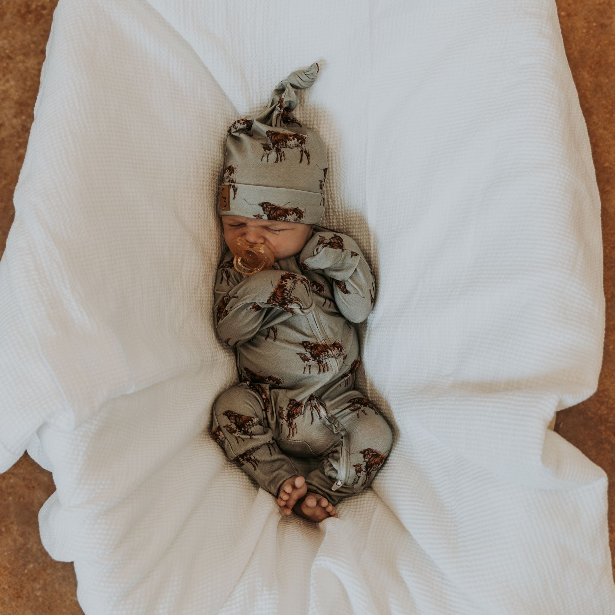 Sagebrush Longhorn Folding Feet Jammies – Cowkid Clothing Company